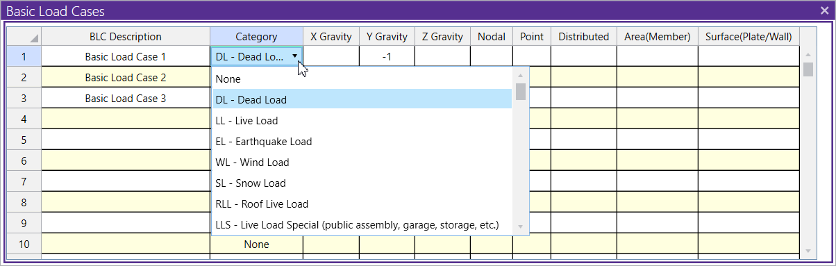 RISA | Understanding differences between Basic Load Cases, Load… RISA | Understanding differences between Basic Load Cases, Load…