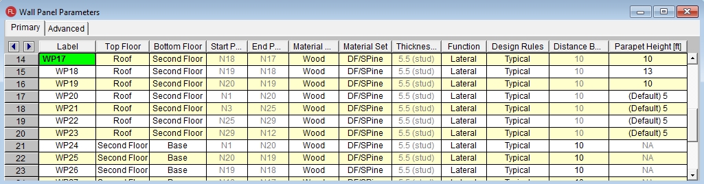Load Generation - Wind Loads