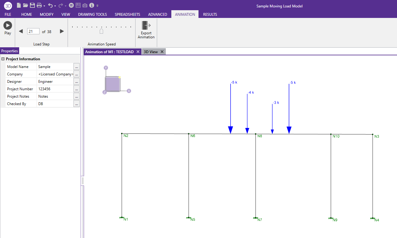 Loads - Moving Loads