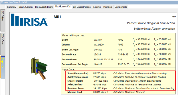 Seismic Vertical Brace Connections