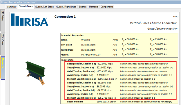 Seismic Vertical Brace Connections