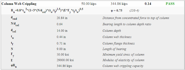 Column Connection Checks