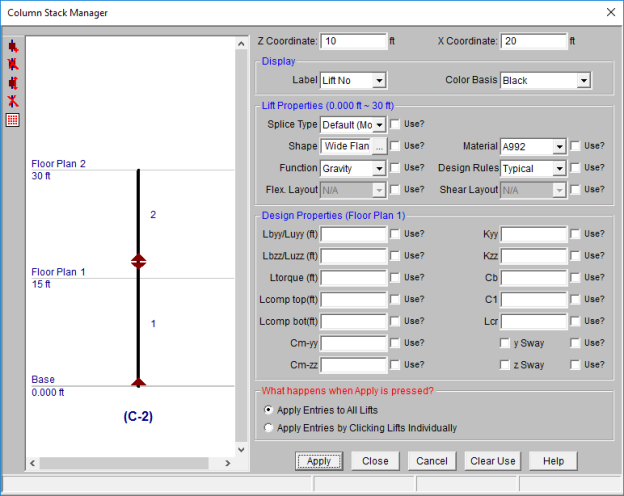 Columns - Modeling