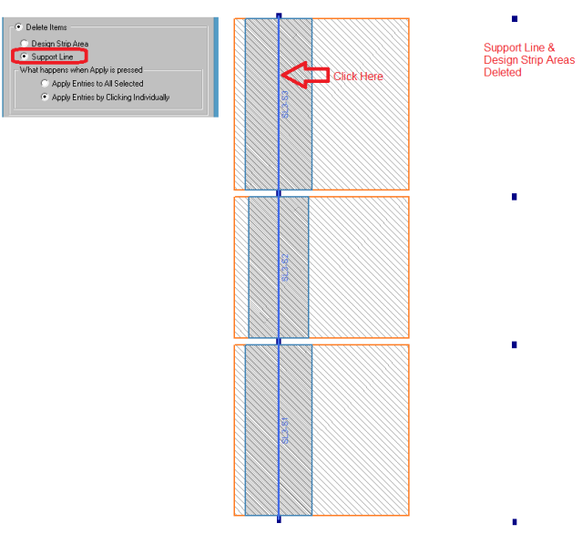 Elevated Slabs - Design Strip Modeling