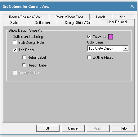 Model Display Options